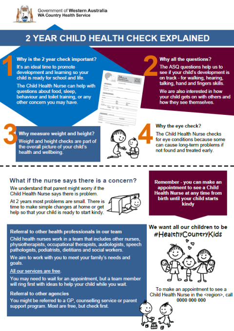 Child Health Services | South West Healthy Country Kids